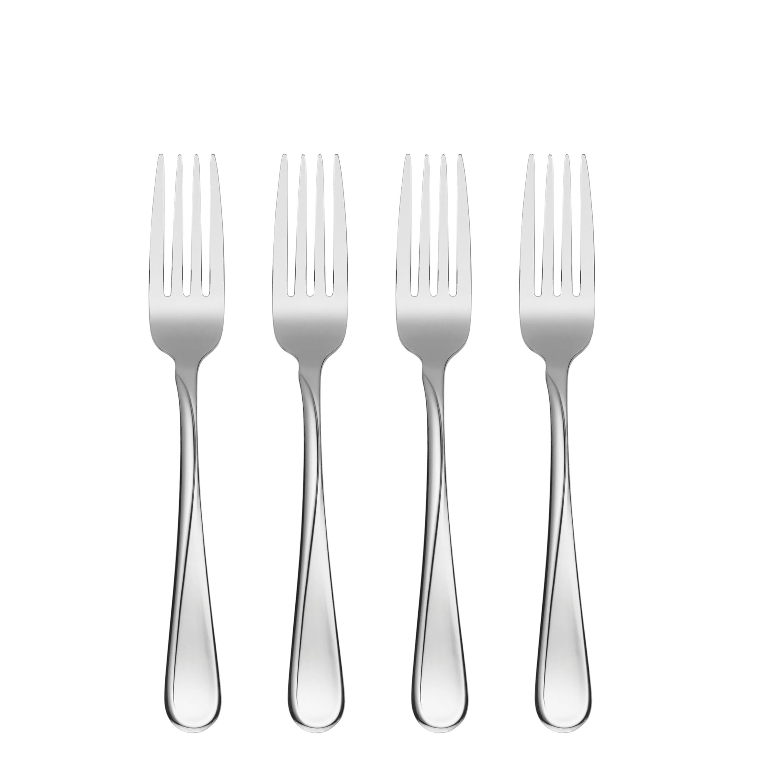 Oneida Flight Everyday Flatware Dinner Forks, Set of 4 - Walmart.com