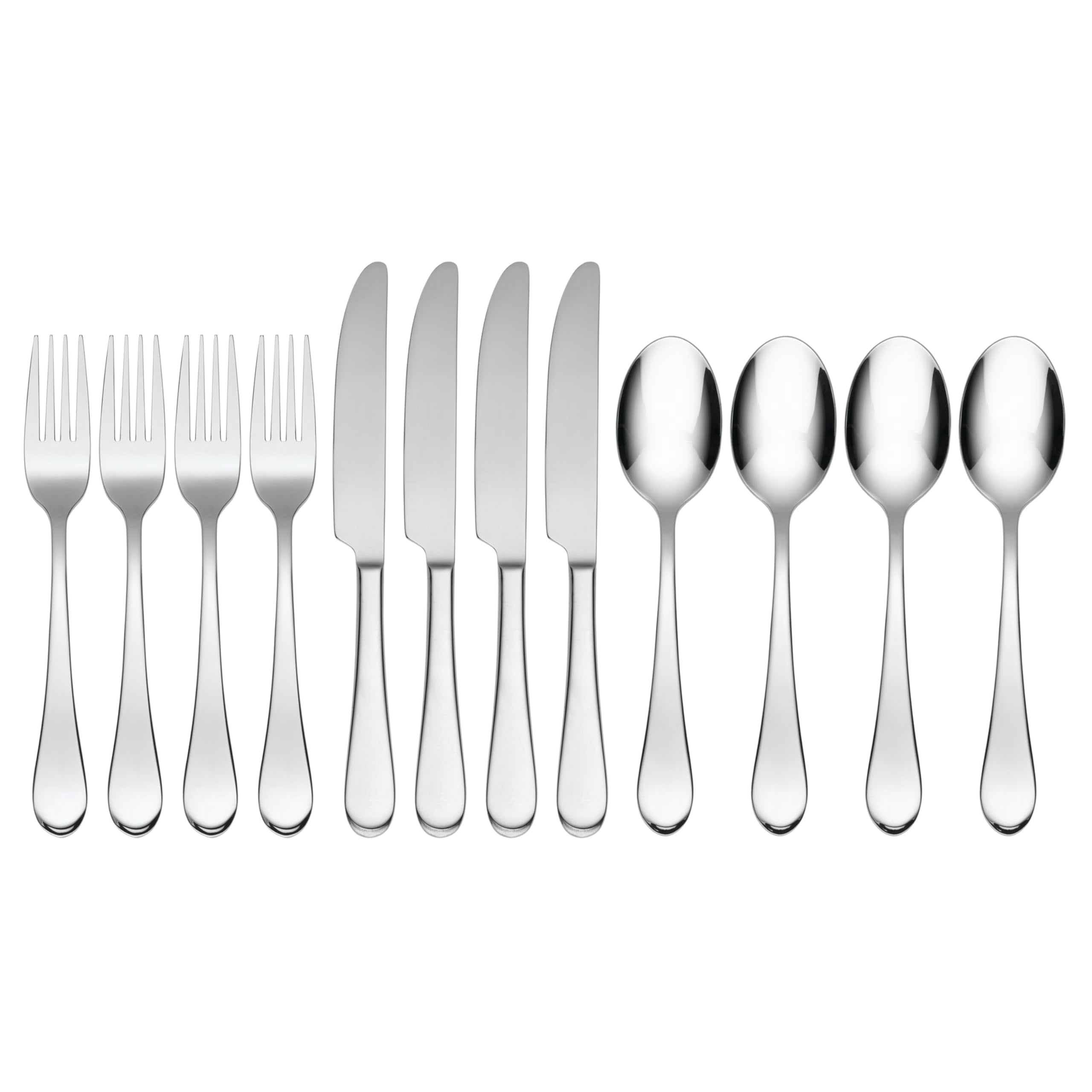 Oneida 895269 Icarus 12 Piece Everyday Flatware Set - Walmart.com