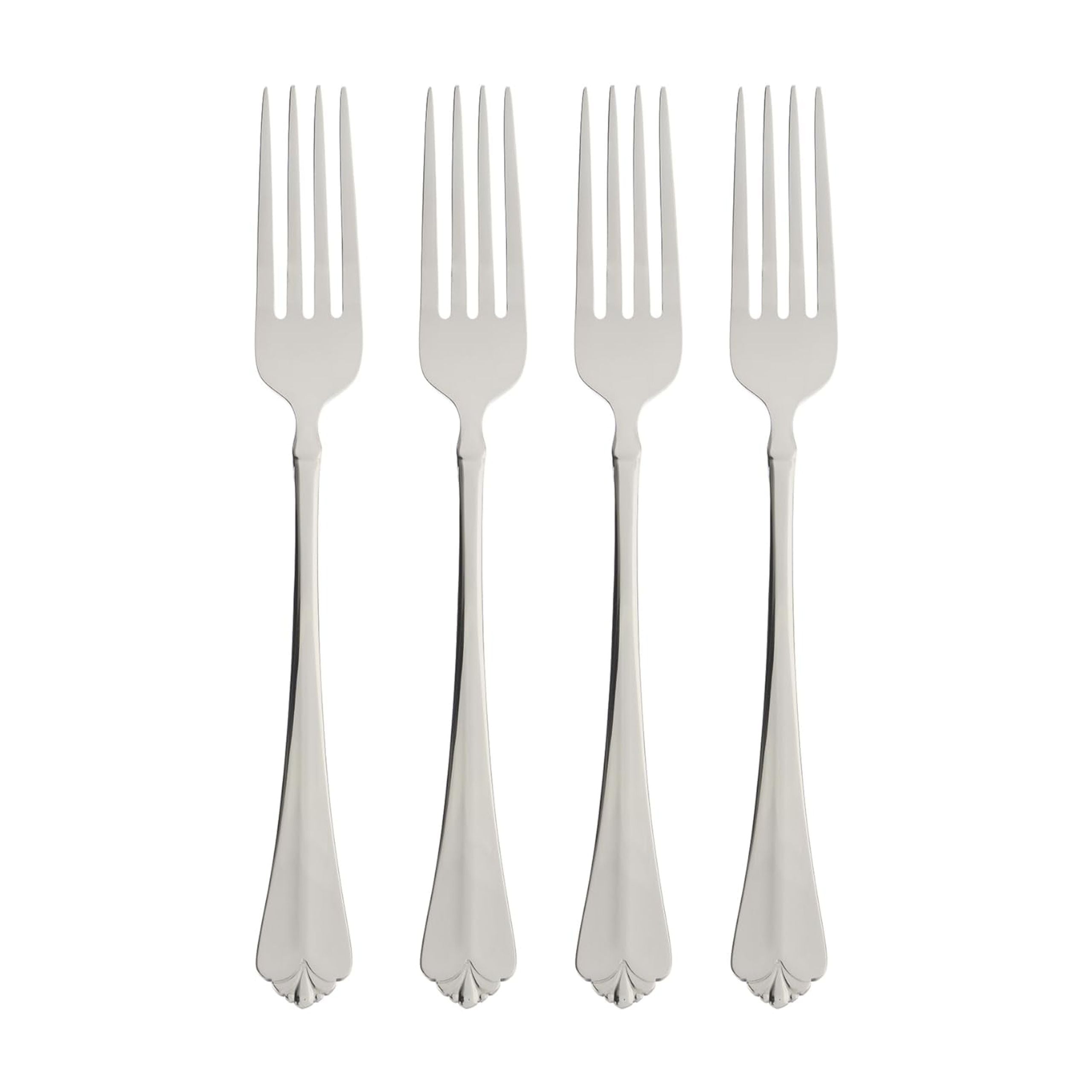 Oneida Juilliard Fine Flatware Dinner Forks, 0.45 LB, Metallic ...