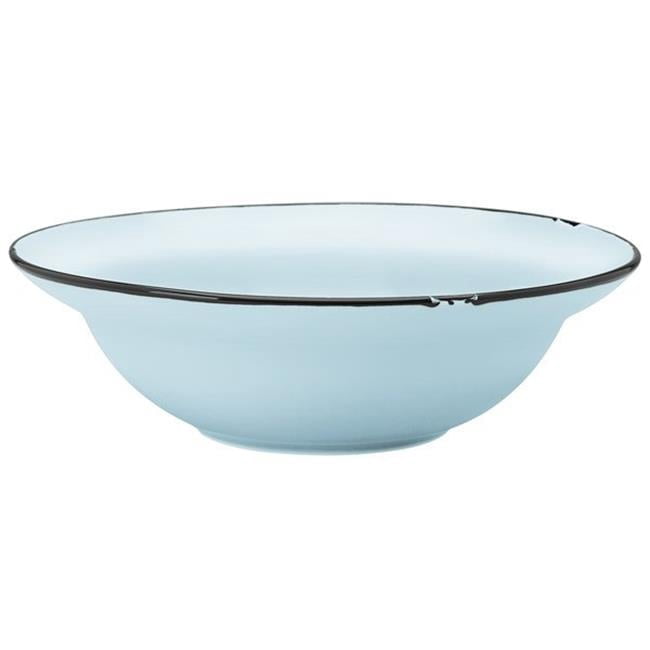 Oneida L2105009740 18 oz Blue Porcelain Entree Bowl - Walmart.com