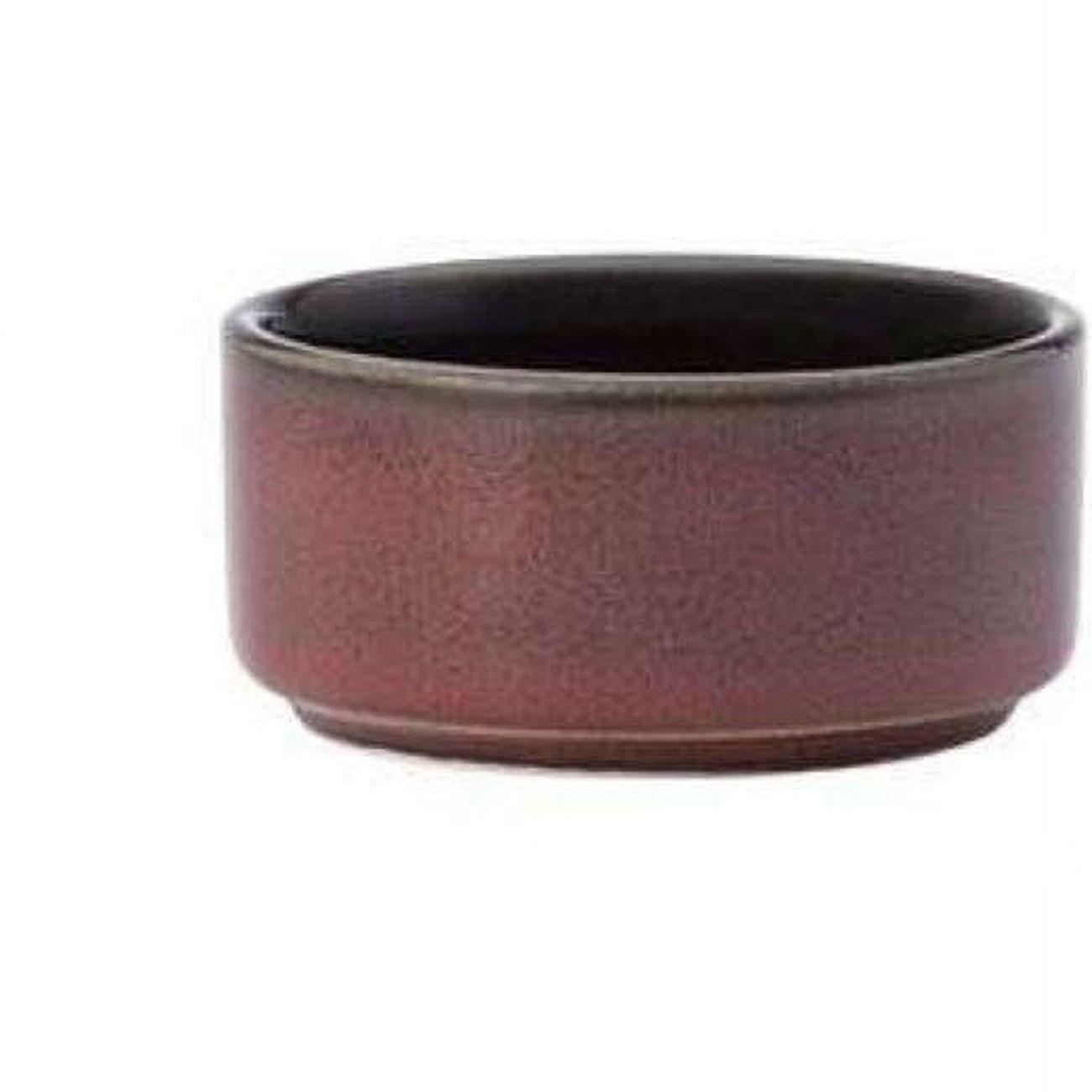 Oneida L6753074941 2 oz Rustic Crimson Porcelain Dip & Sauce Dish ...