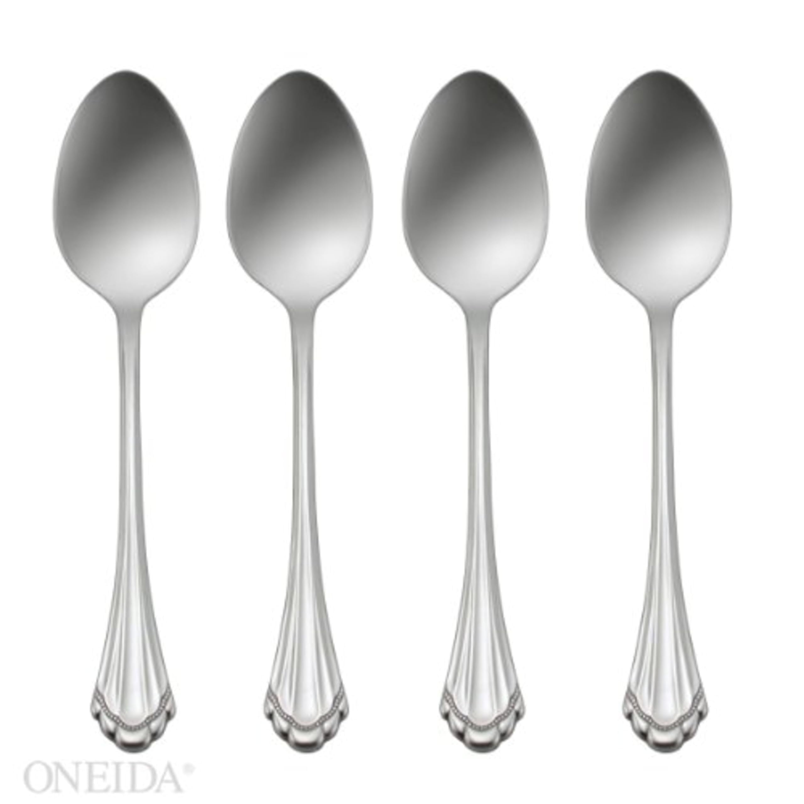 Oneida Marquette Set Of 4 Teaspoons - Walmart.com