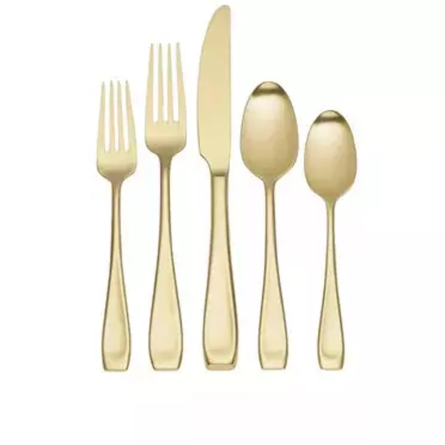 Oneida Moda Satin Champagne 20 Piece Fine Flatware Set, Service for 4 ...