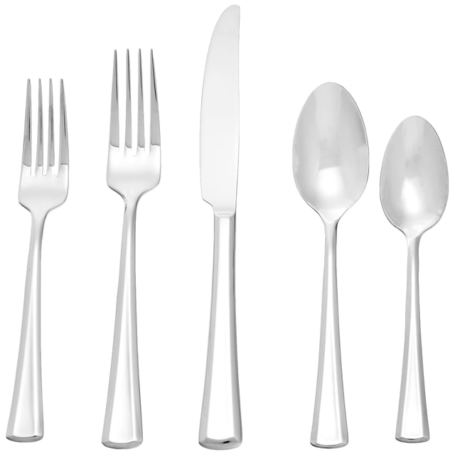 Oneida Noble Pattern 20-Piece Flatware Set, Premium Stainless Steel ...