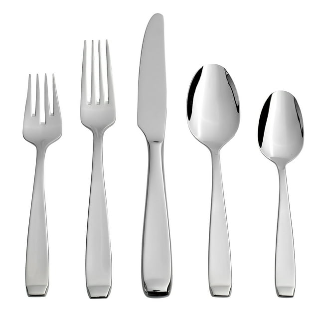 Oneida Parkdale 20-Piece Silverware Set, Stainless-Steel (Service for 4 ...
