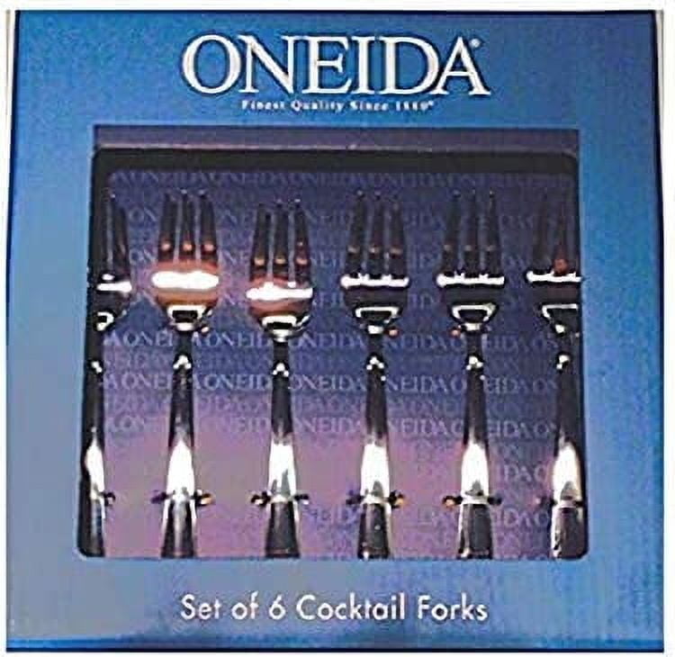 Oneida Set of 6 Cocktail Utensils (Cocktail Forks), Silver - Walmart.com