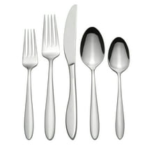 Oneida Harding 20-Piece Black Satin Stainless Steel Flatware Set ...