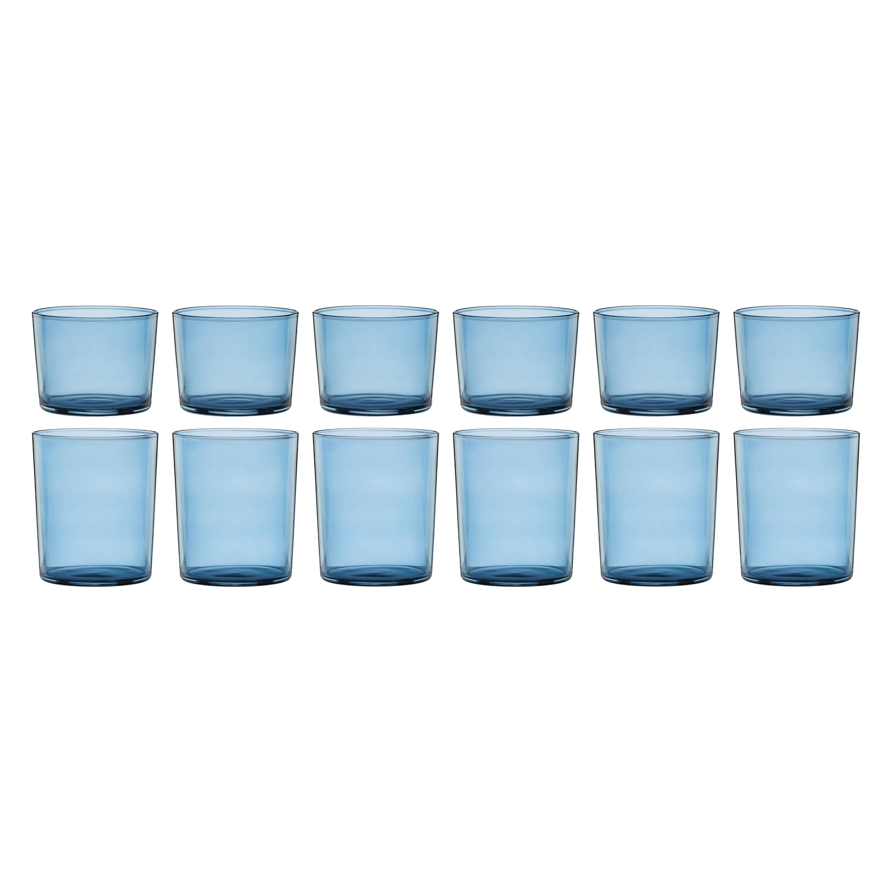 Oneida Stackables Entertain 365 Drinkware Set, Blue, 12 Pieces ...