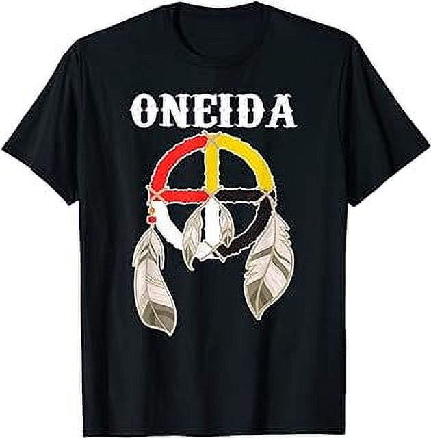 Oneida Tribe Nation Native American Indian Medicine Wheel T-Shirt ...