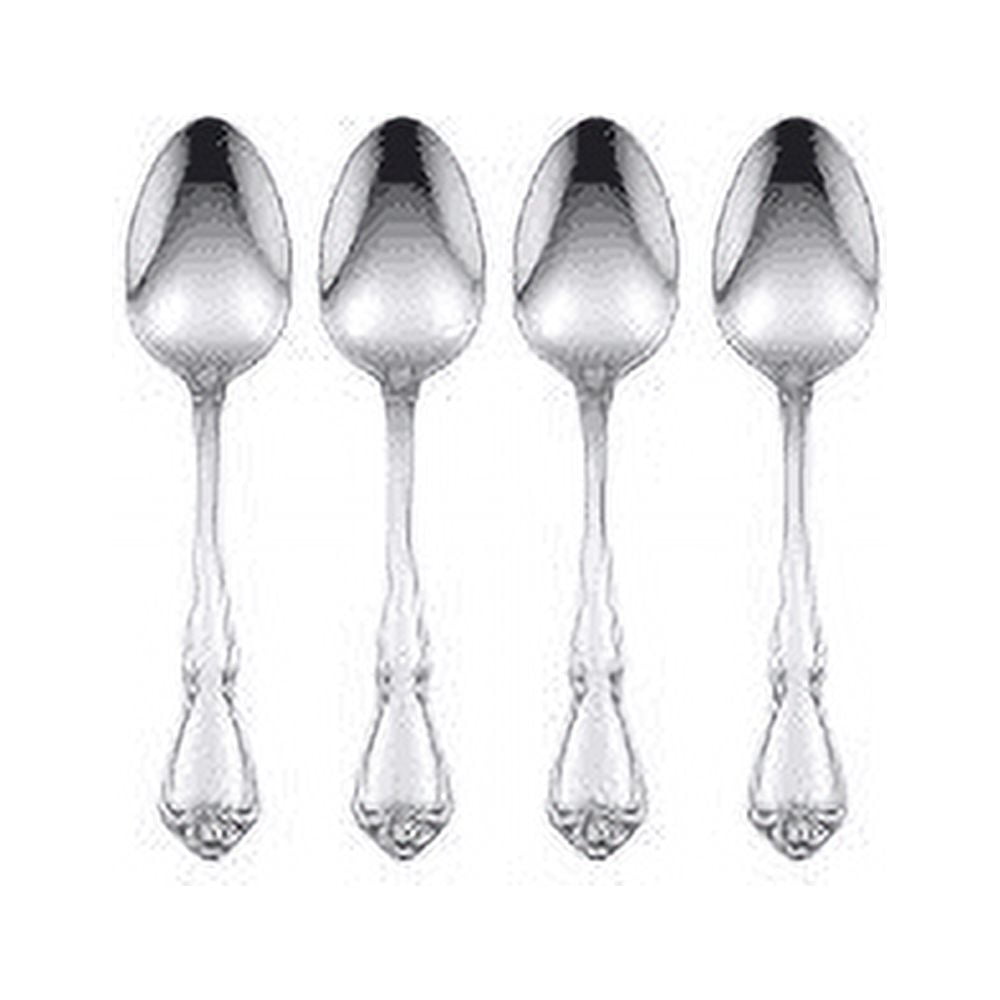 Oneida True Rose Everyday Flatware Teaspoons, Set of 4 - Walmart.com