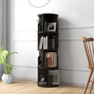 Linon Edson 5-Shelf Ladder Bookcase, 72" Height, Black Finish - Walmart.com