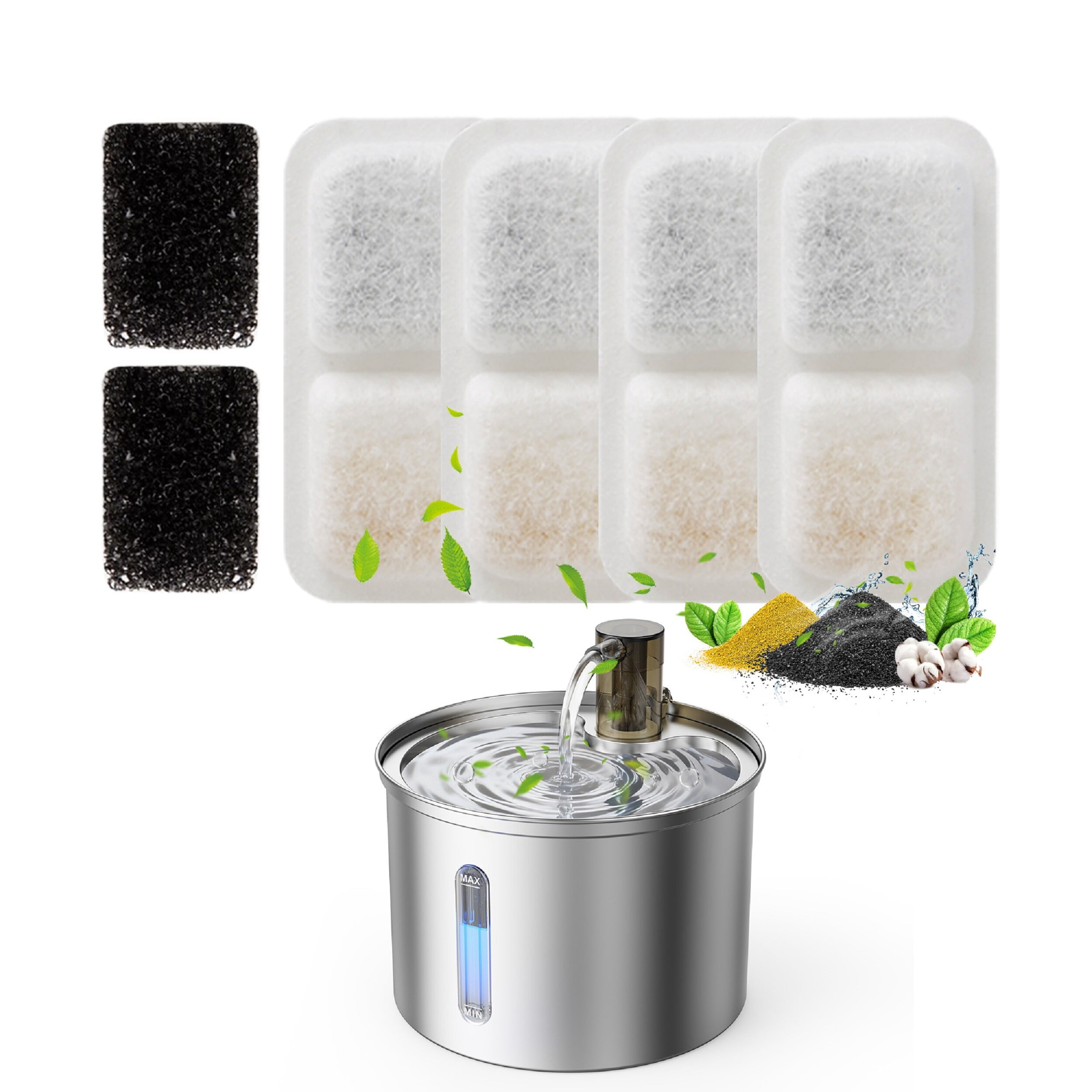 Oneisall Replacement Filters, Activated Carbon and Sponges for CW-03 ...