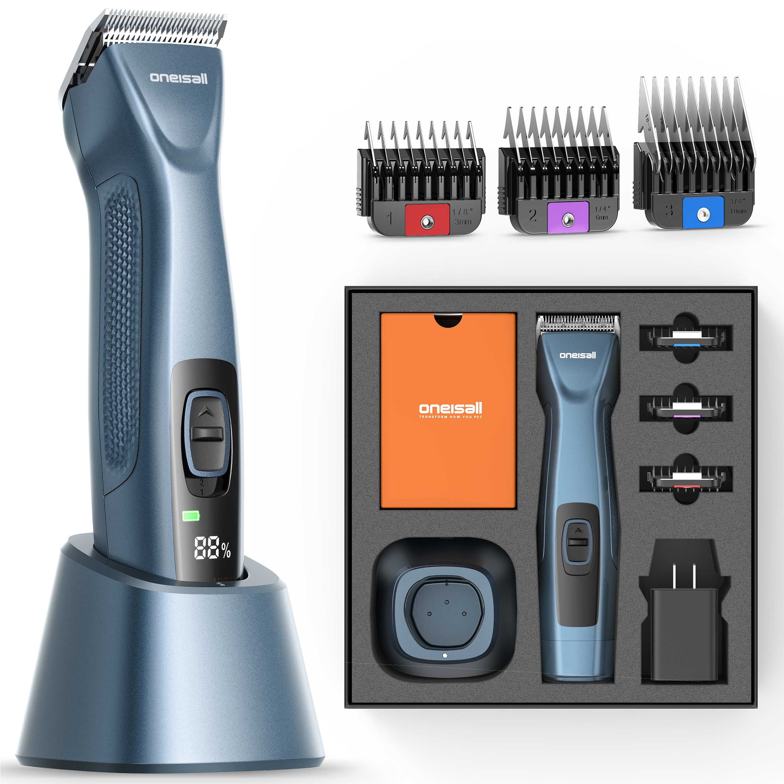 Oneisall PC14 Professional Dog Clippers for Groomer, Blade #10 - 1.5mm ...