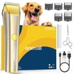Free Shipping! Oneisall Heavy Duty Dog Clippers for Grooming Thick ...