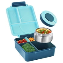 Inu Insulated Warm School Bento Lunch Box with Stainless Steel Hot Food ...