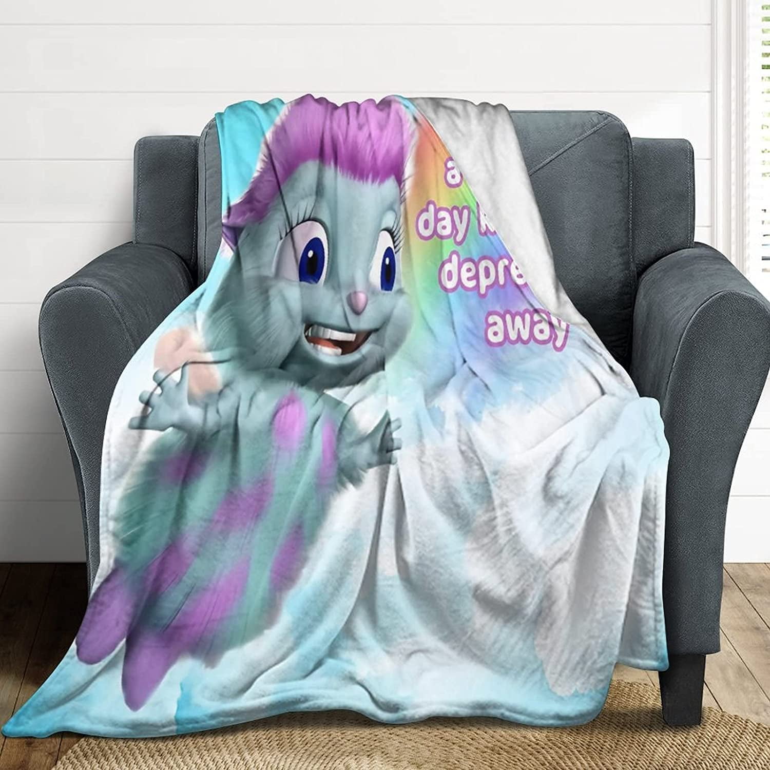 Oneluffy Bibble Blanket Funny Bibble's Beliefs Blankets, Anime Meme ...