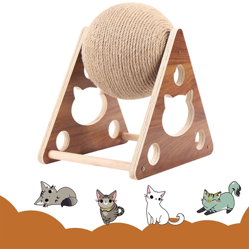 Onemayship 1Set Natural Sisal Pet Scratching Ball Interactive Solid ...