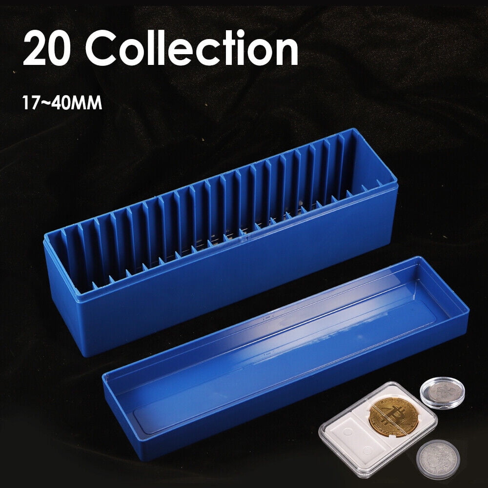 Onemayship Coin Storage Box Case for 20 Slab Coin Holders For PCGS NGC ...