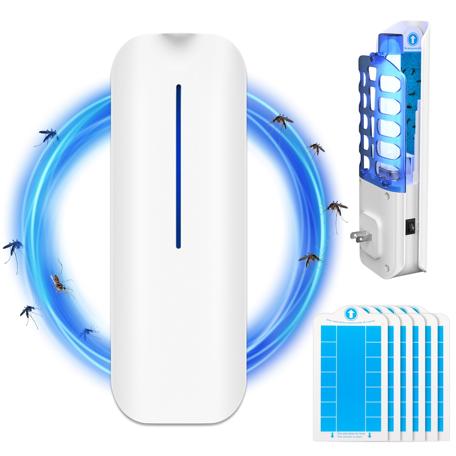 Onemayship Plug-in Mosquito Killer Lamp Indoor Bug Trap Blue Light ...
