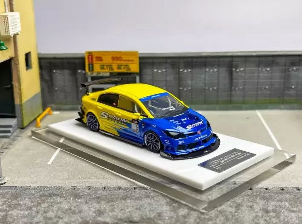 Onemodel 1:64 JDM Civic Type R FD2 Spoon Sports Model Diecast Resin Car ...