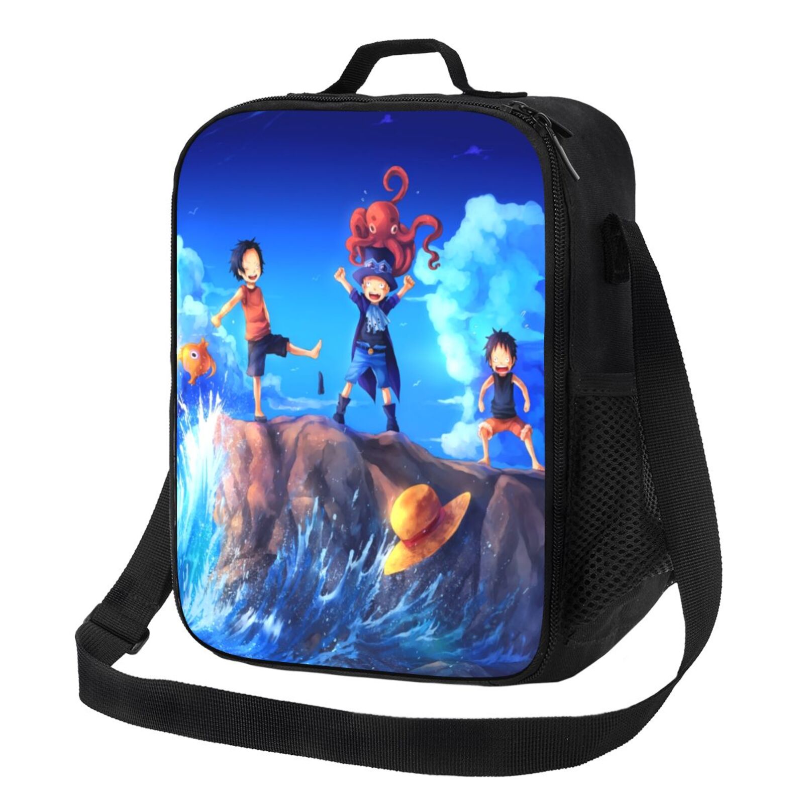 Onepiece Monkey D Luffy Insulated lunch bag Portable insulated lunch ...