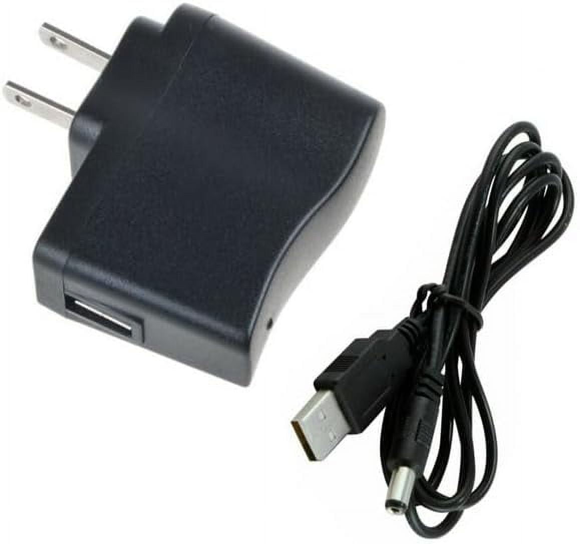 Onerbl 5V AC/DC Adapter + USB Charging Cable Compatible with SZELAM Digital Alarm Clock LED and ...