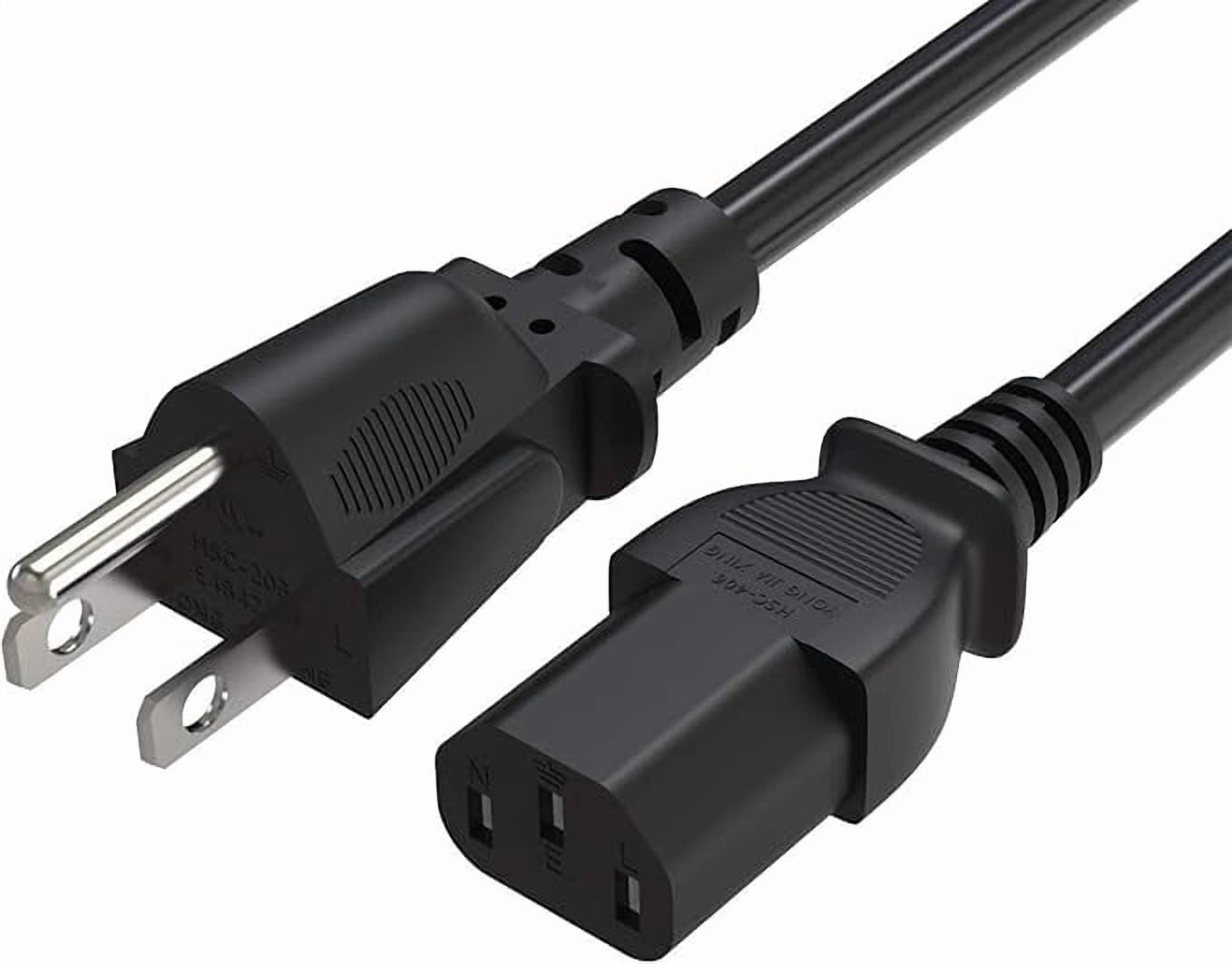 Onerbl 6ft AC in Power Cord Outlet Socket Plug Cable Lead Compatible ...