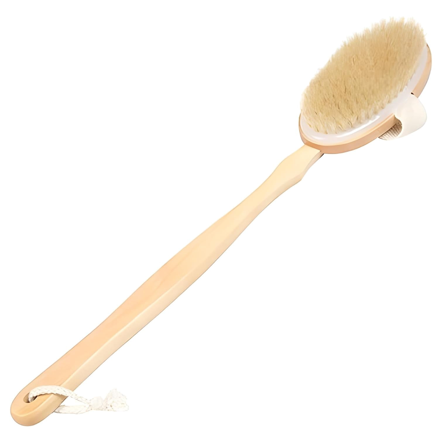 Onereliable Wooden Handle Back Scrubber Exfoliating Bath Brush for Dry ...