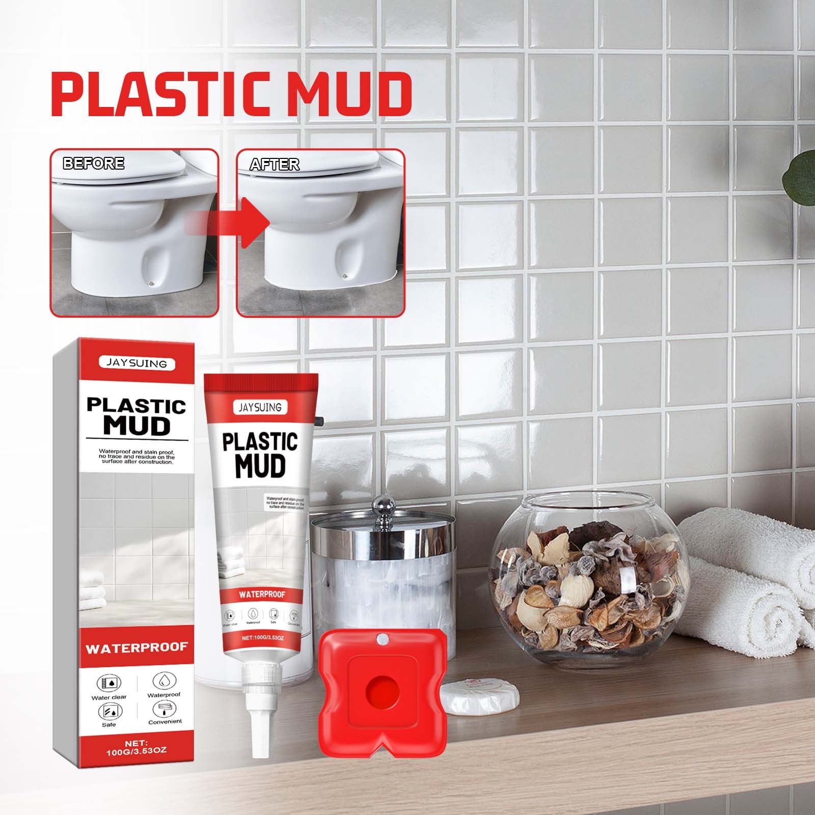 Oneshit Tools Clearance Sale Plastic Mud Plastic Mud Tile Repair Filler ... Oneshit Tools Clearance Sale Plastic Mud Plastic Mud Tile Repair Filler ...