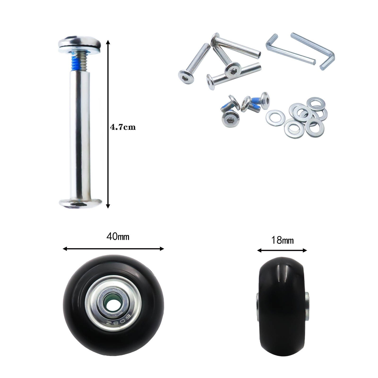 Oneshit Tools&Home Improvement Clearance Sale 4 Sets Of Silent Trolley ... Oneshit Tools&Home Improvement Clearance Sale 4 Sets Of Silent Trolley ...