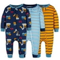 Onesies Brand Baby & Toddler Boy 3-Pack Snug Fit Cotton Pajamas ...