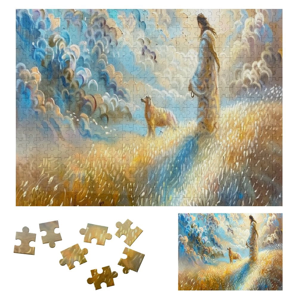 Onetech Jesus Lamb Christian Scripture Wooden Jigsaw Puzzle Leisure ...