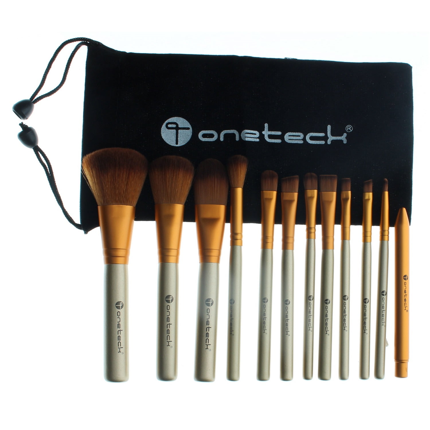 Oneteck Cosmetic Make-Up Brush Set, 12 Pieces - Walmart.com