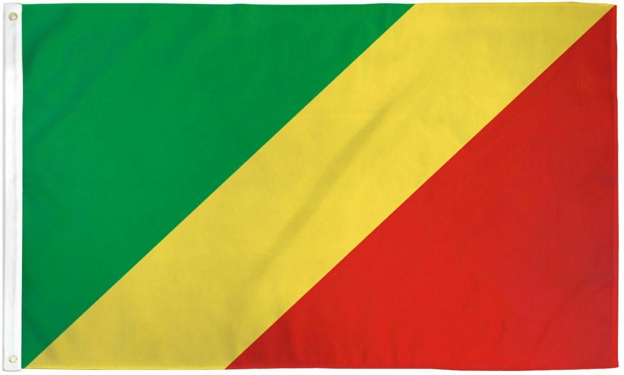3x5 Democratic Republic of Congo Kongo flag 3'x5' house banner grommets ...