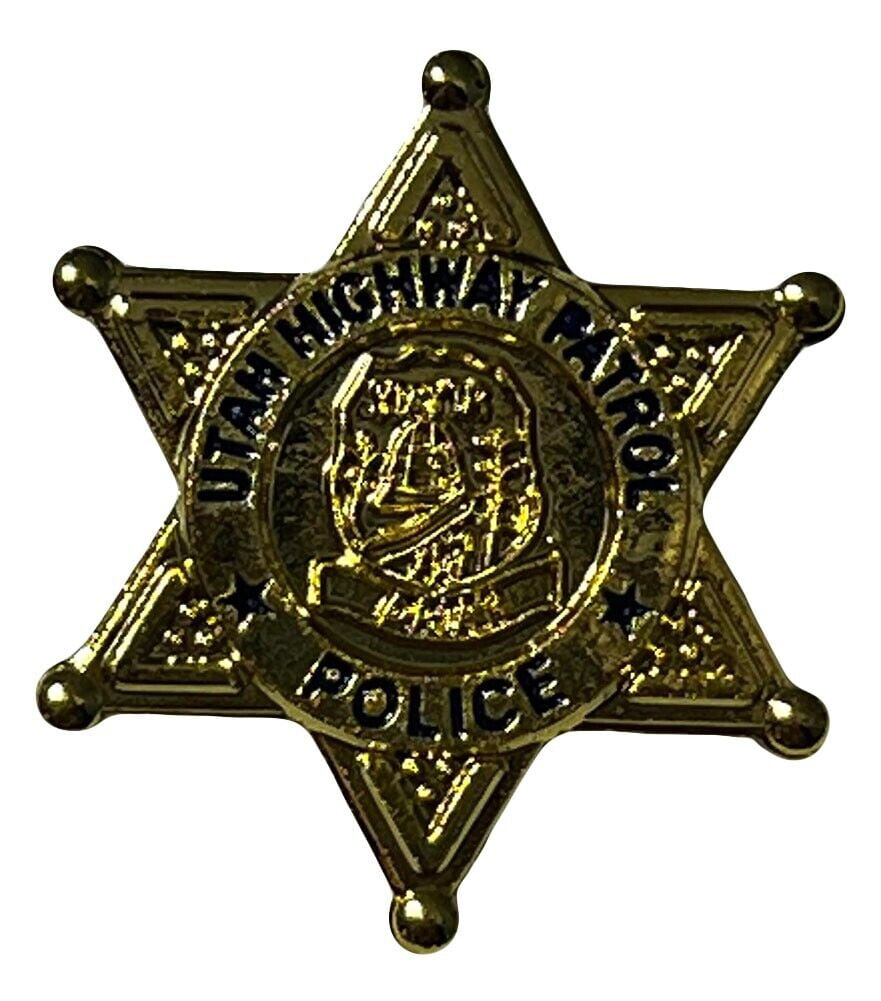 Utah Highway Patrol Police Badge Hat Cap Lapel Pin PO-545 - Walmart.com