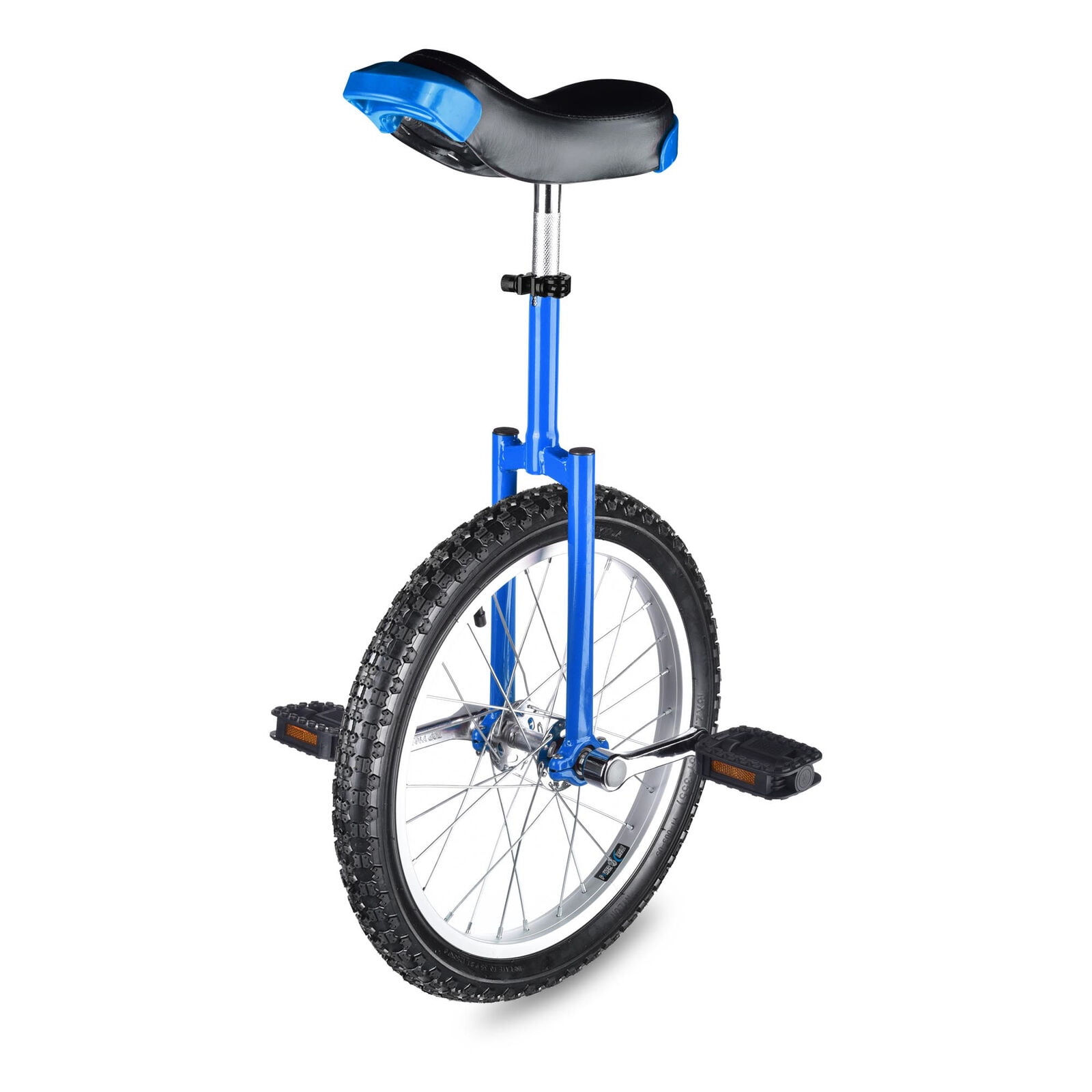 18 In Wheel Blue Unicycle Mountain Wheel Skid Proof Tire Balance ...