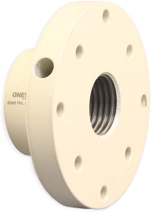 Oneway 4" Cast Iron Faceplate, 1 1/4" x 8 TPI - Walmart.com