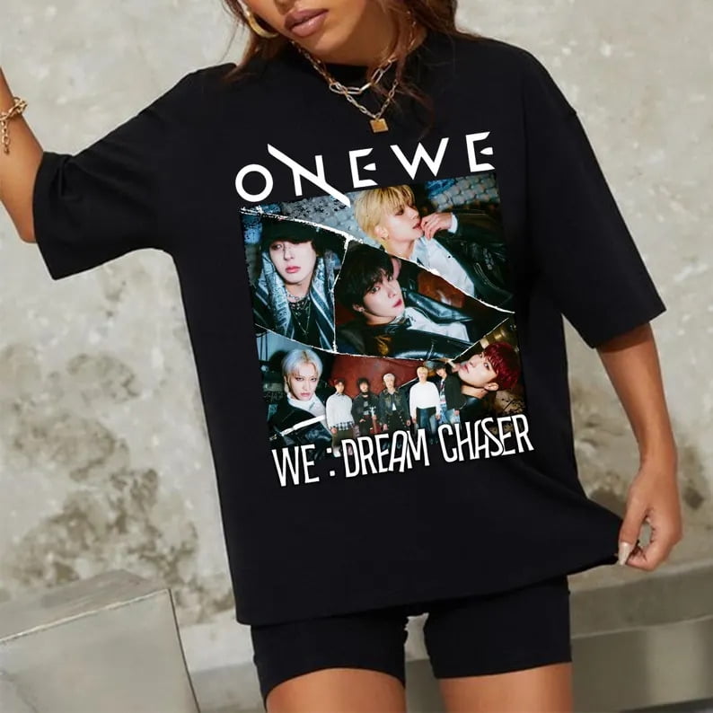 Onewe We Dream Chaser Graphic T-shirt, Onewe World Tour 2025 Shirt ...