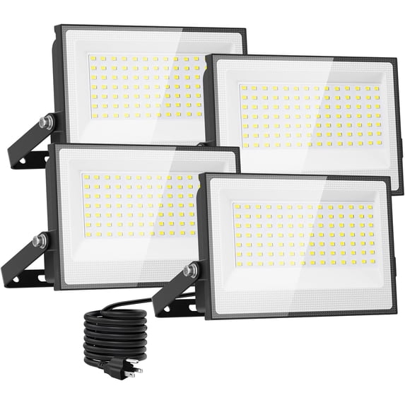 Onforu 120W Flood Lights Outdoor, 12000lm Bright LED Work Light with ...