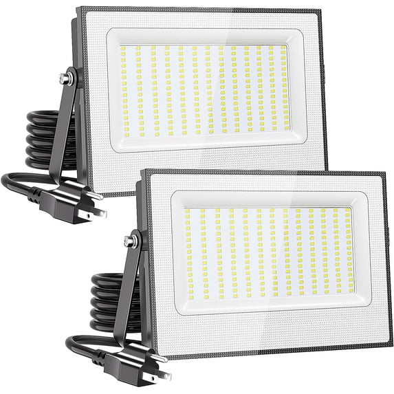 Onforu 200W Flood Lights Outdoor,19000lm Bright LED Work Light with ...