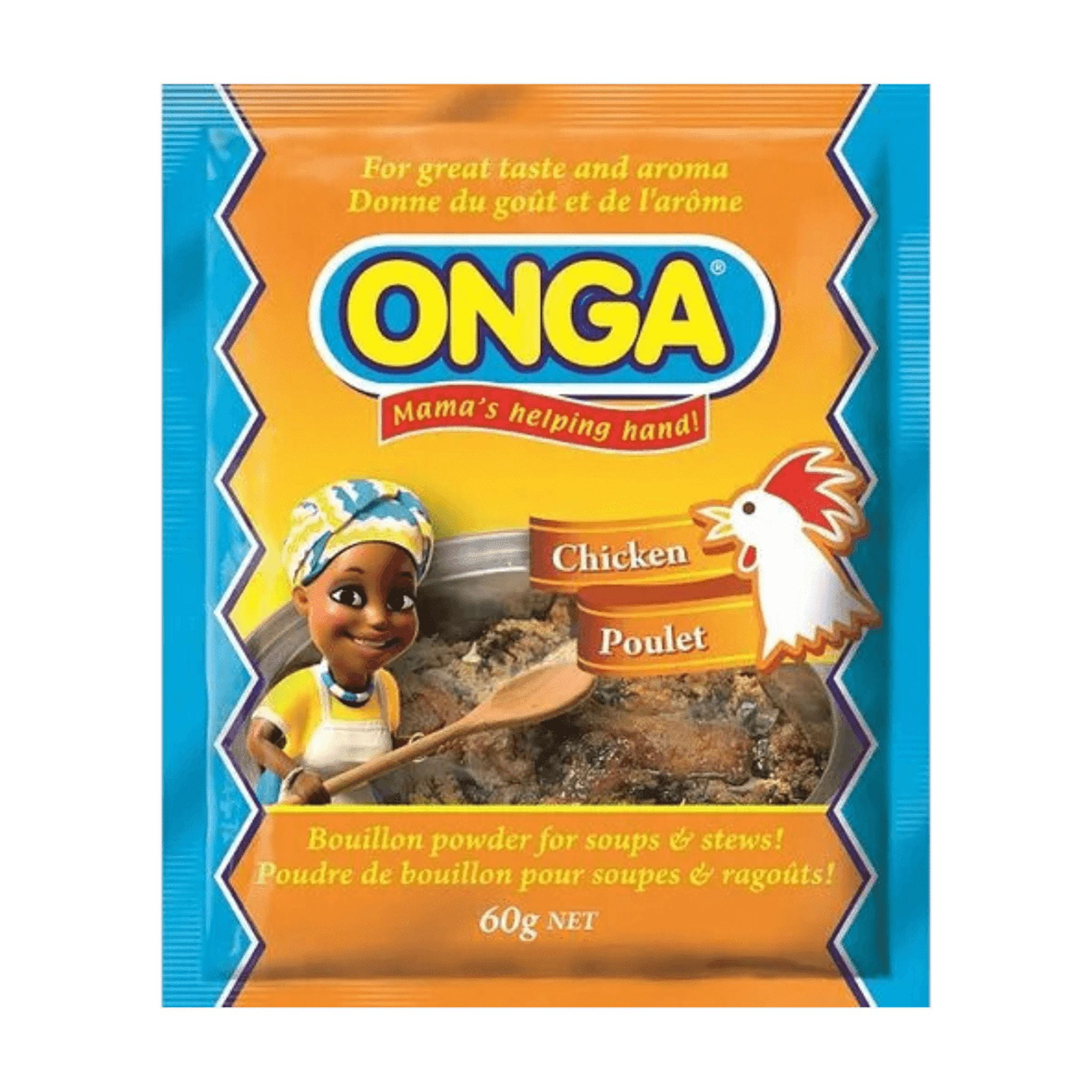Onga Bouillon Chicken Seasoning Powder-60g-Delivers A Delightful Chicken Flavor - Walmart.com