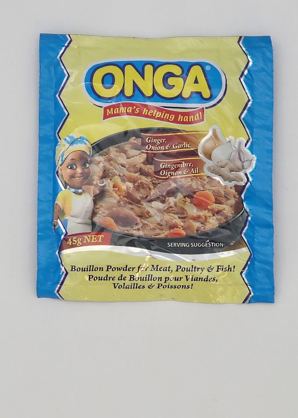 Onga Ginger ,Onion & Garlic Seasoning Bouillon Powder,45gX2 - Walmart.com
