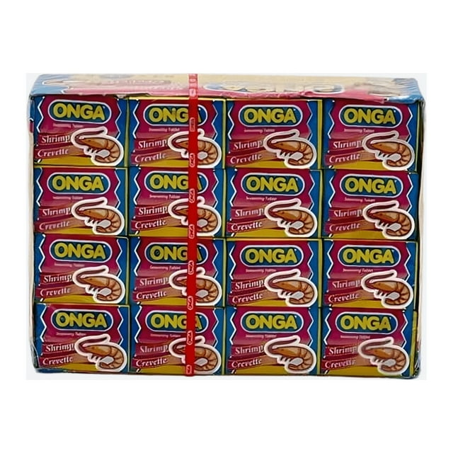 Onga Shrimp Crevette Seasoning Cubes-12g-Pack of 64-Elevate Your ...
