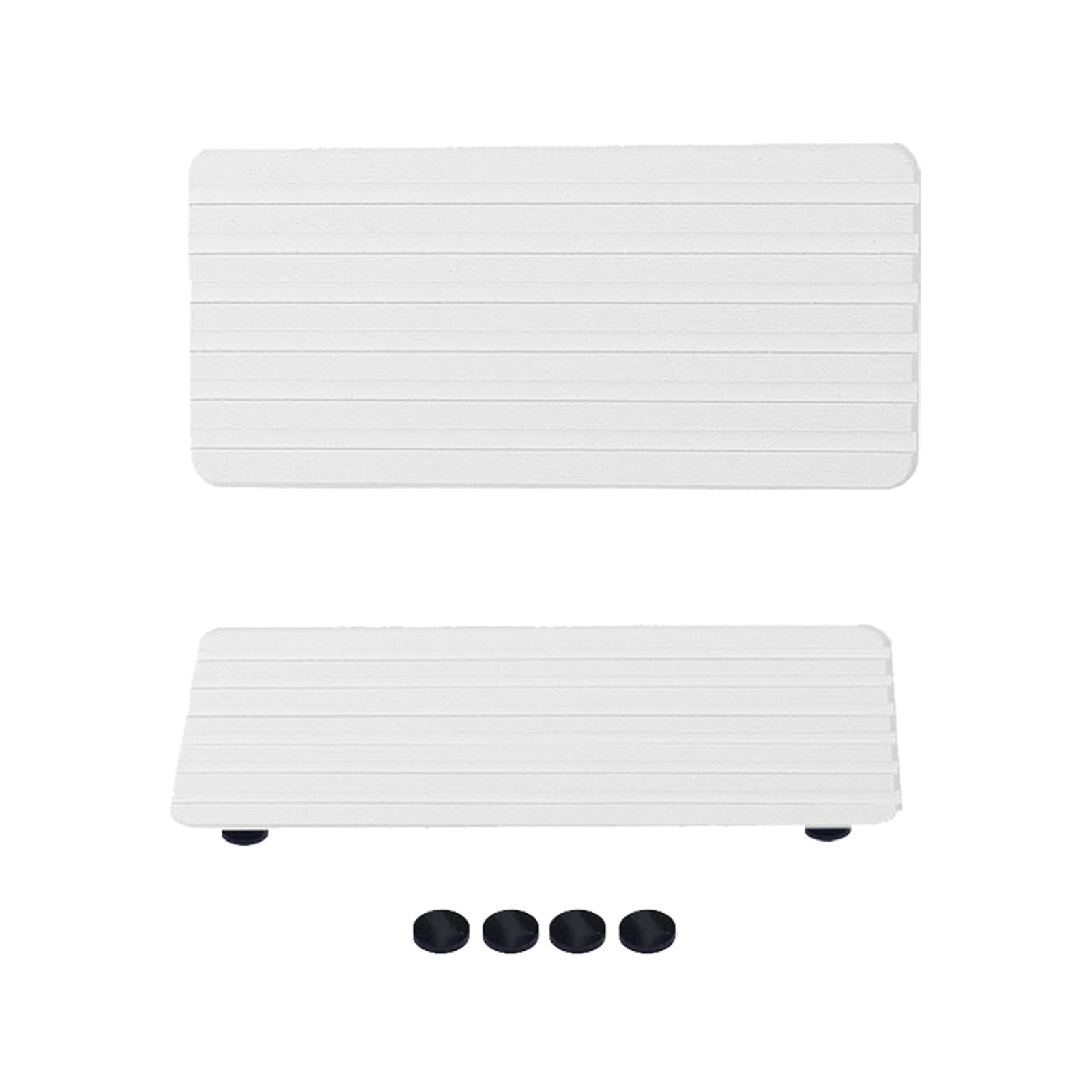 Ongmies 1 Pcs Water Absorbent Diatomite Drain Rack – Rectangle Grooved ...