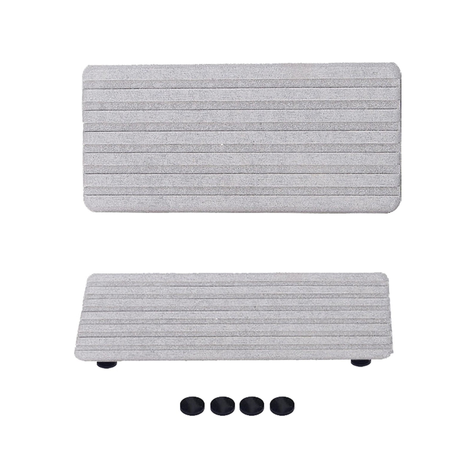 Ongmies 1 Pcs Water Absorbent Diatomite Drain Rack – Rectangle Grooved ...