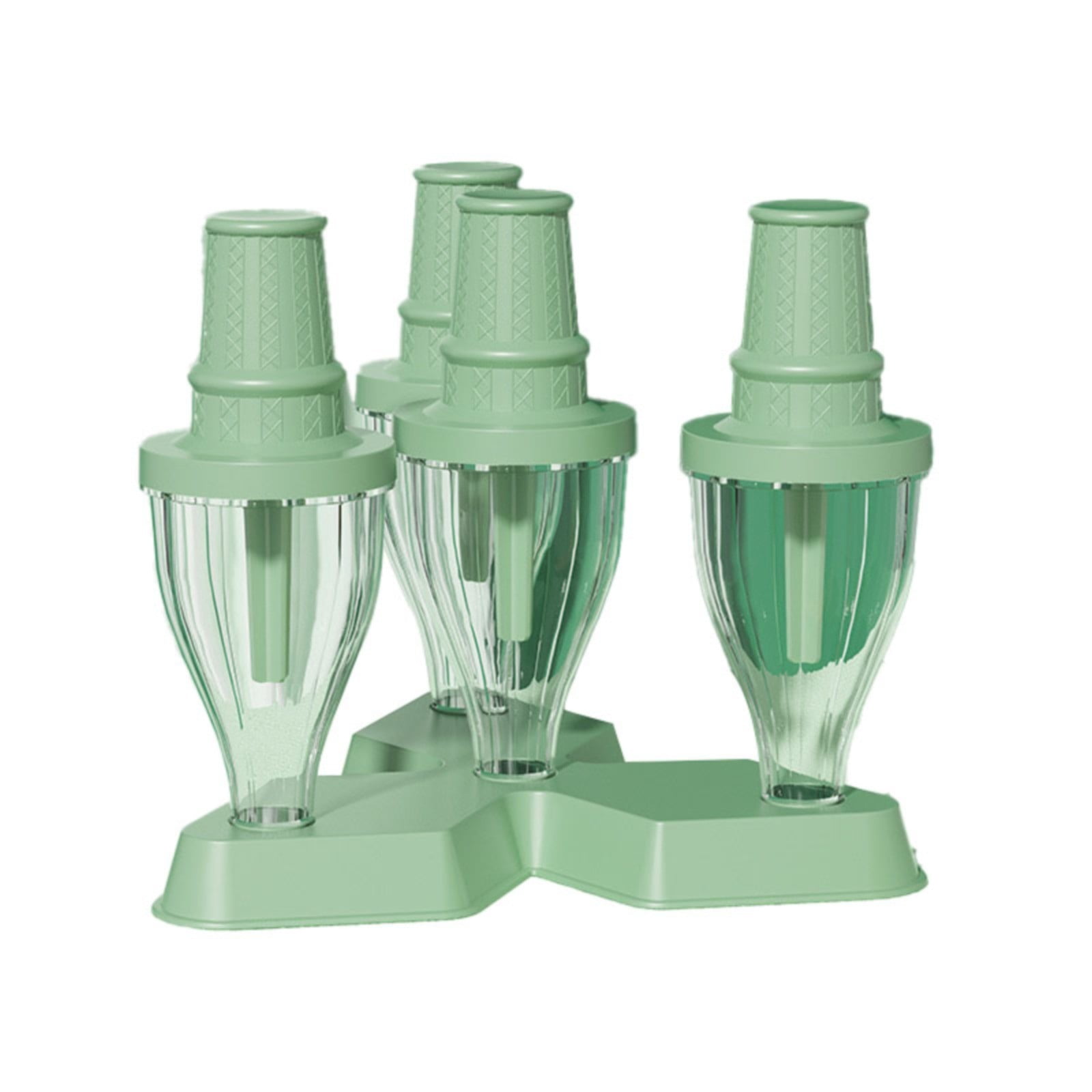 Ongmies 4-Pack Reusable Ice Trays | Bpa-Free with Drip Guard & Kid ...