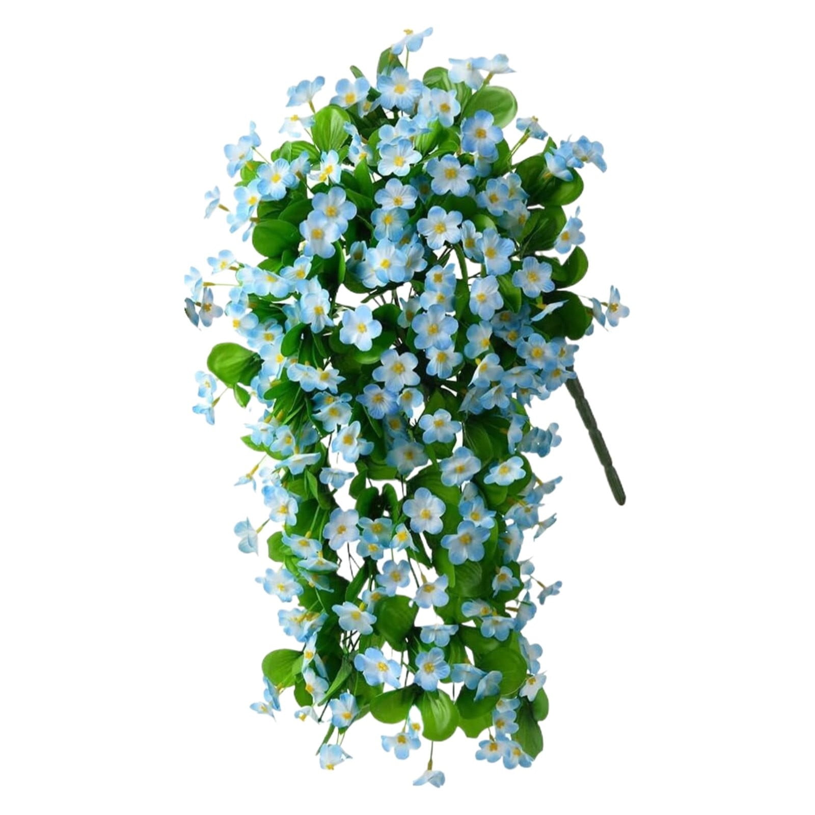 Ongmies Artificial Fake Hanging Flowers Plants for Outdoor Spring ...