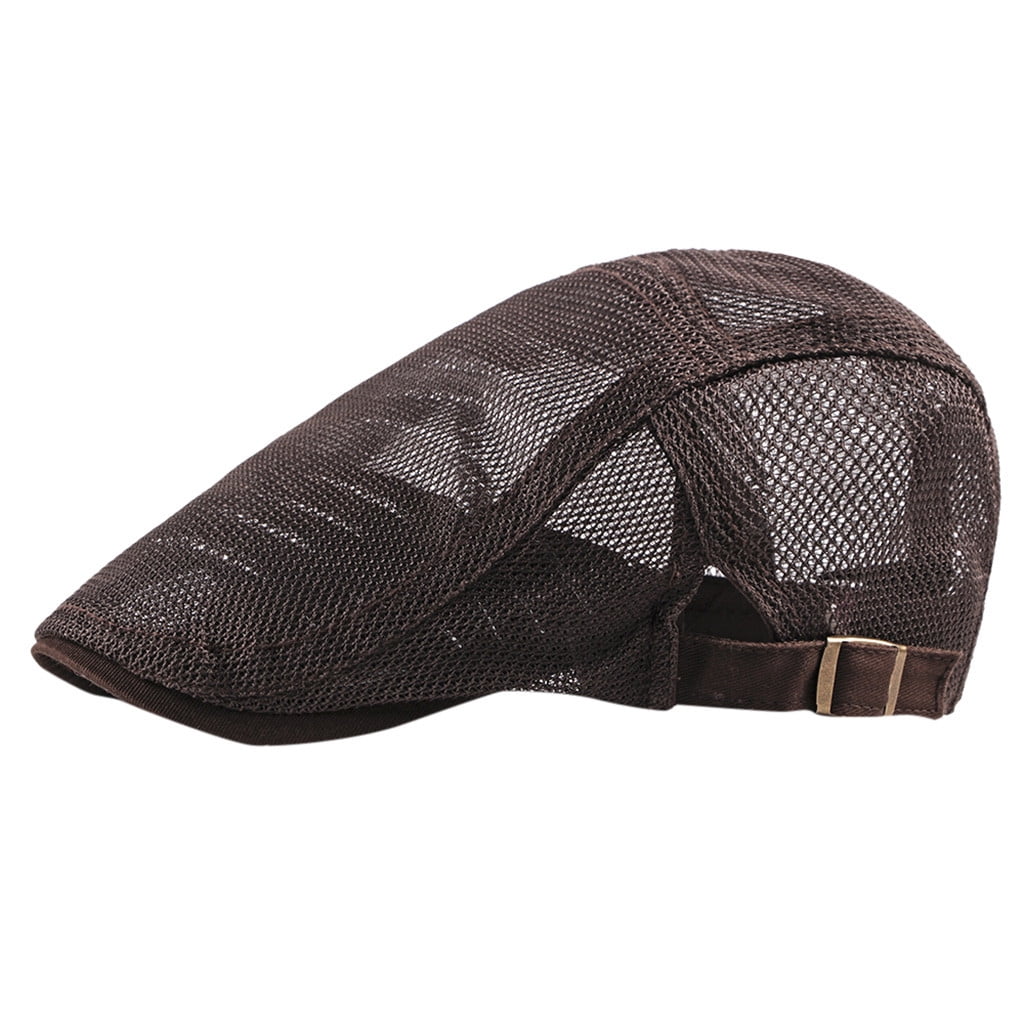Ongmies Berets Adult Newsboy Summer Beret Cap Mesh Cabbie Breathable ...