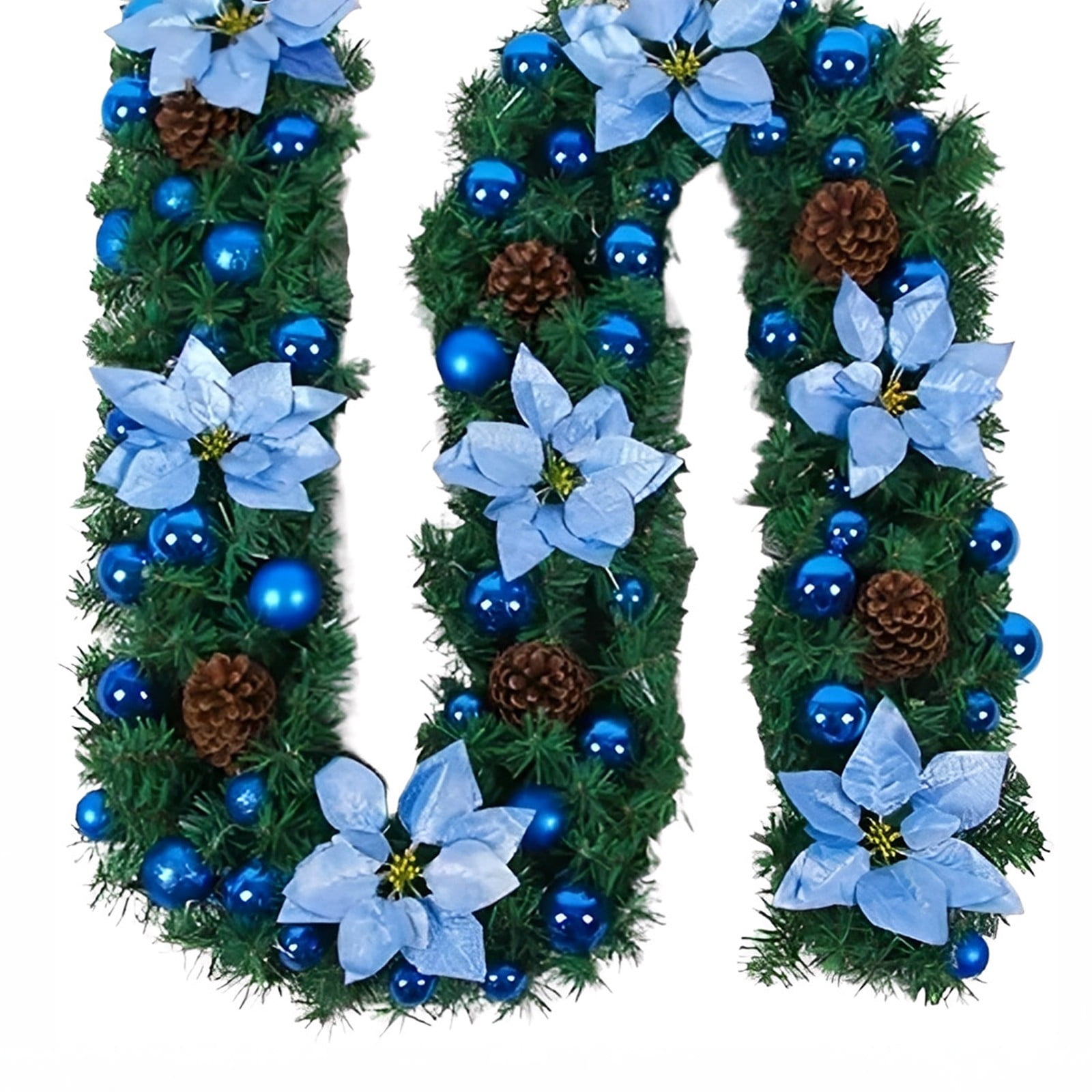 Ongmies Christmas Rattan Garland, Christmas Rattan Garland – Decorative ...