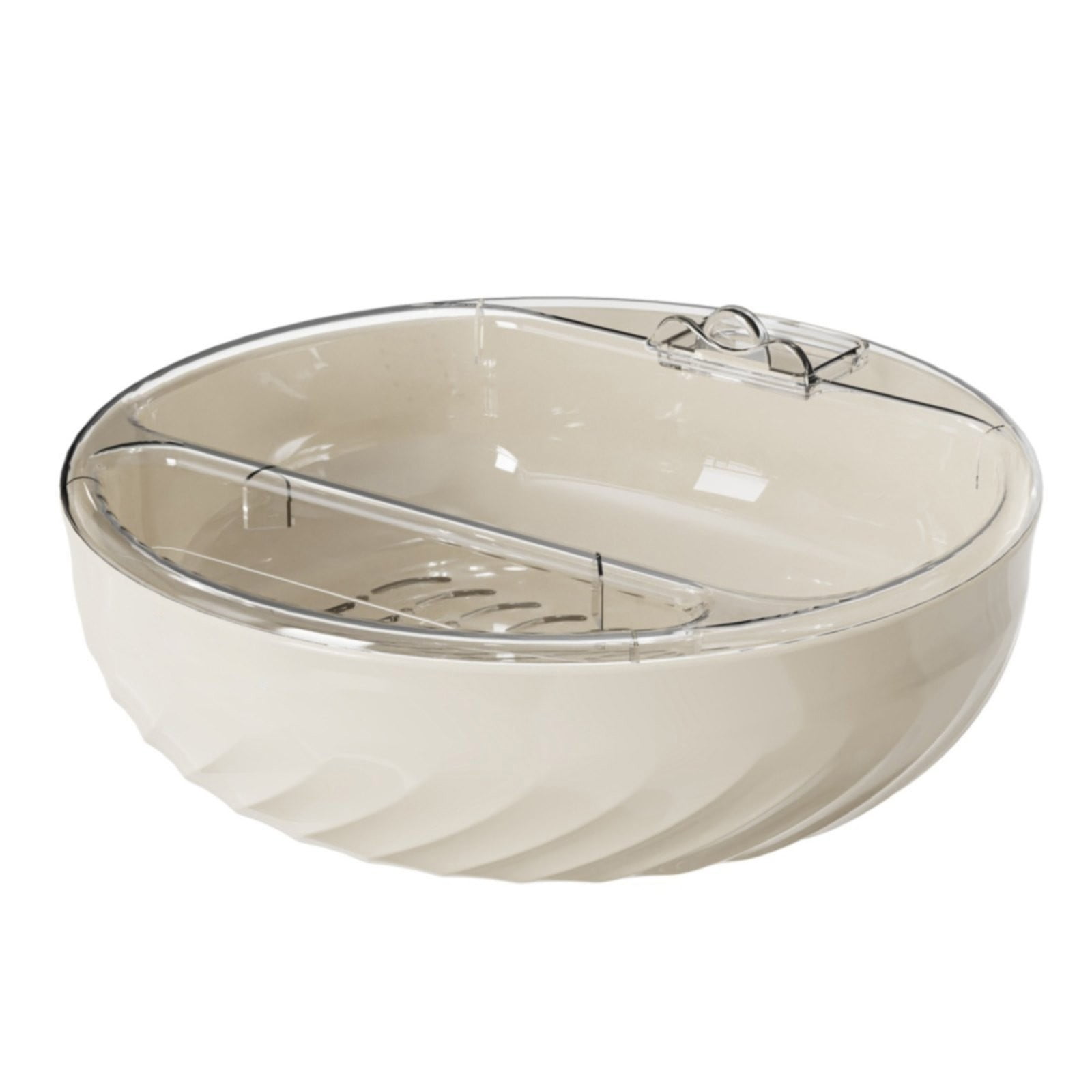 Ongmies Double-Layer Snack & Fruit Bowl – Multi-Functional Snack ...